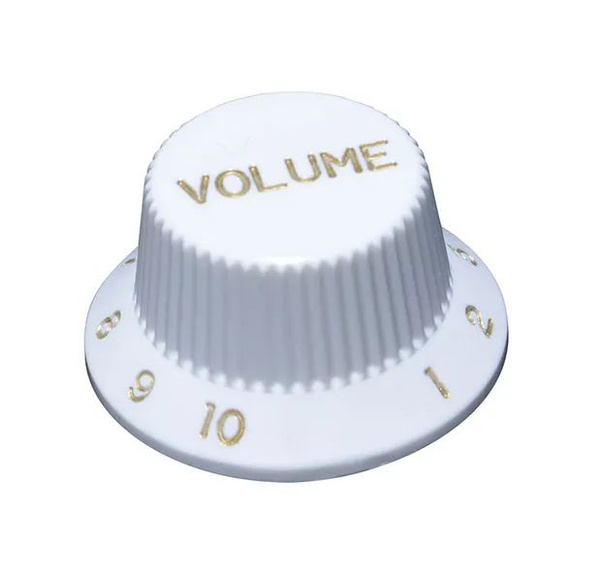 Ручка потенциометра, Volume, белая, дюймы, Hosco KW-240VI - купить с ...