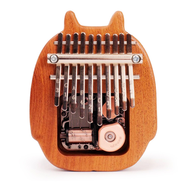 Мини-пианино Kalimba с 10 клавишами, портативный музыкальный инструмент ...