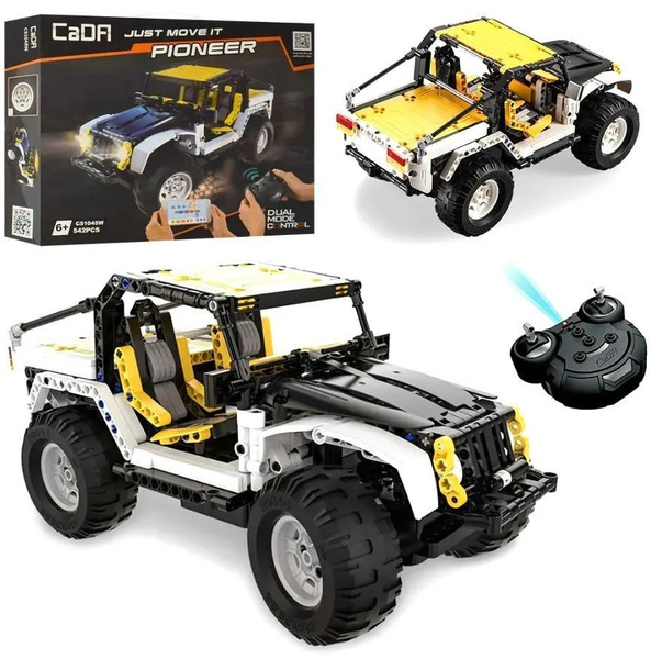 Радиоуправляемый конструктор CADA внедорожник Jeep Wranger Pioneer (542 ...