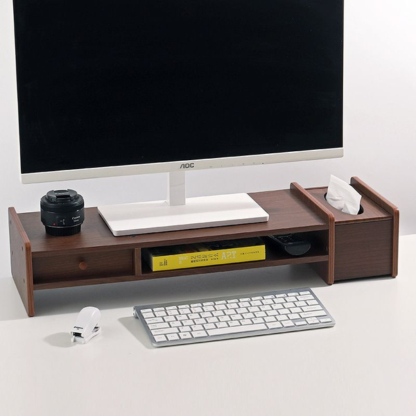 Подставка для монитора офисного компьютера, полка для рабочего стола ...