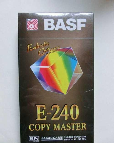 VHS Видеокассета Видеокассеты новые в плёнке BASF e 180., 240 мин - купить с доставкой по ...