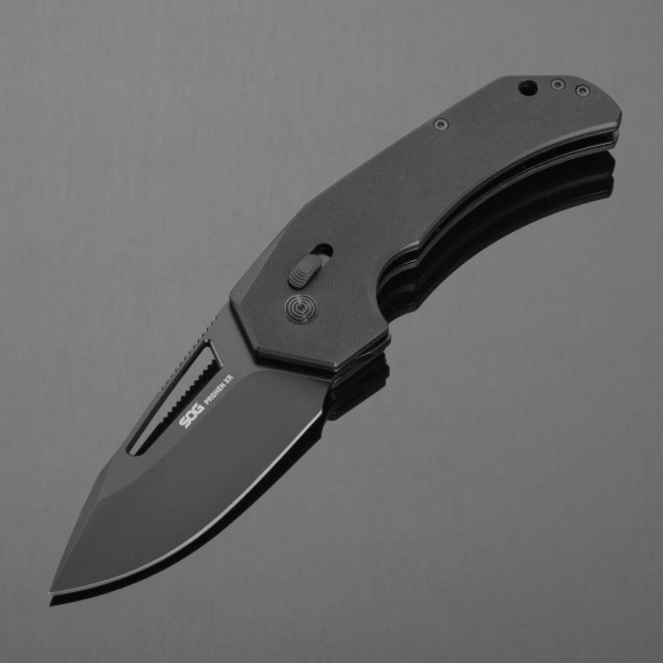 Складной нож SOG Prohen XR, сталь D2 Cryo, Black Titanium Nitride ...