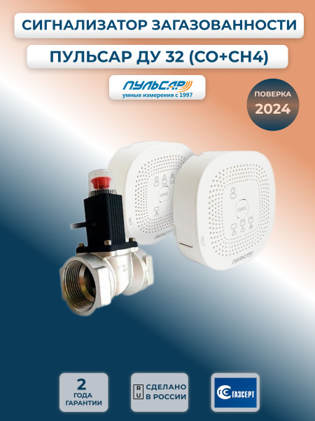 Сигнализатор загазованности Пульсар ДУ 32 (СО+СН) - купить с доставкой ...