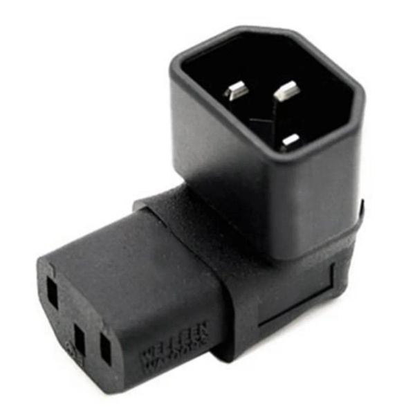 1 шт. IEC Male C14 To Up Right C13 Power Extension Adapter и 1 шт. USB ...