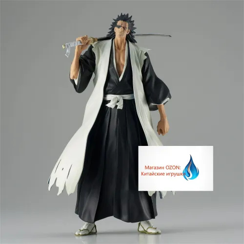 (клеймо)bilibili BANPRESTO Блич/Bleach фигурка Кенпачи Зараки,18cm,Новая модель 2023 года купить ...