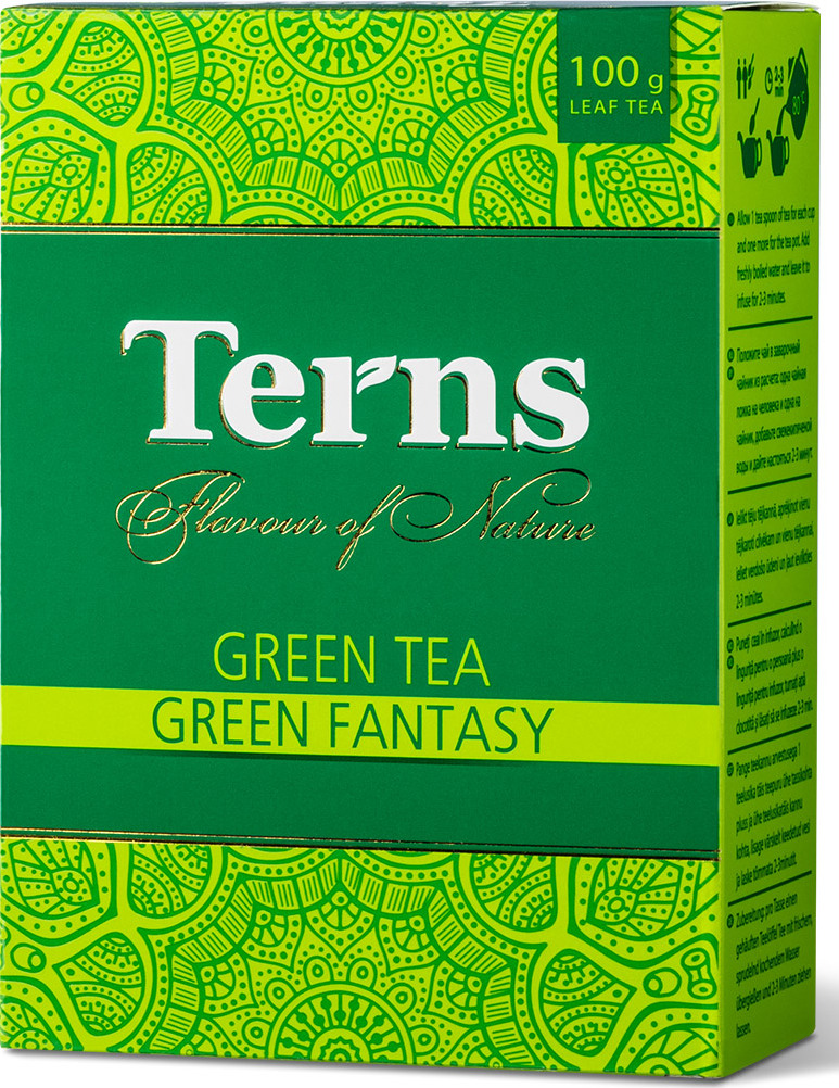 "Terns" Green Fantasy чай зеленый листовой, 100 г — купить в интернет ...