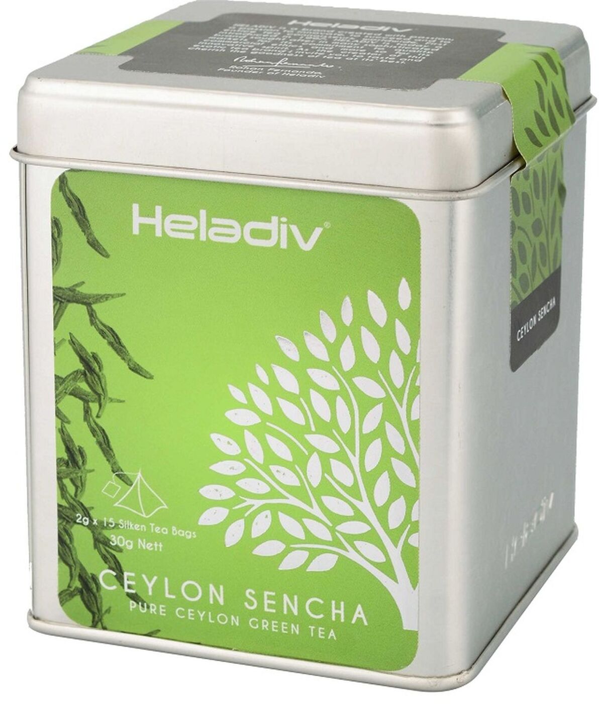 Чай в пирамидках Heladiv Tin Pyramid Ceylon Sencha, зеленый, 15 ...