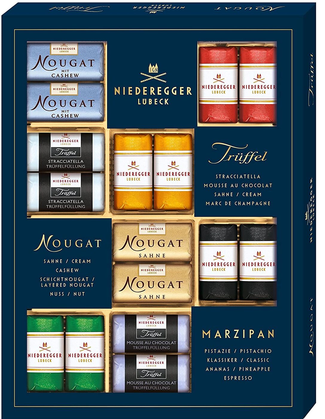 Марципан Niederegger Ассорти "Коллекция для ценителей" 300 г — купить в ...