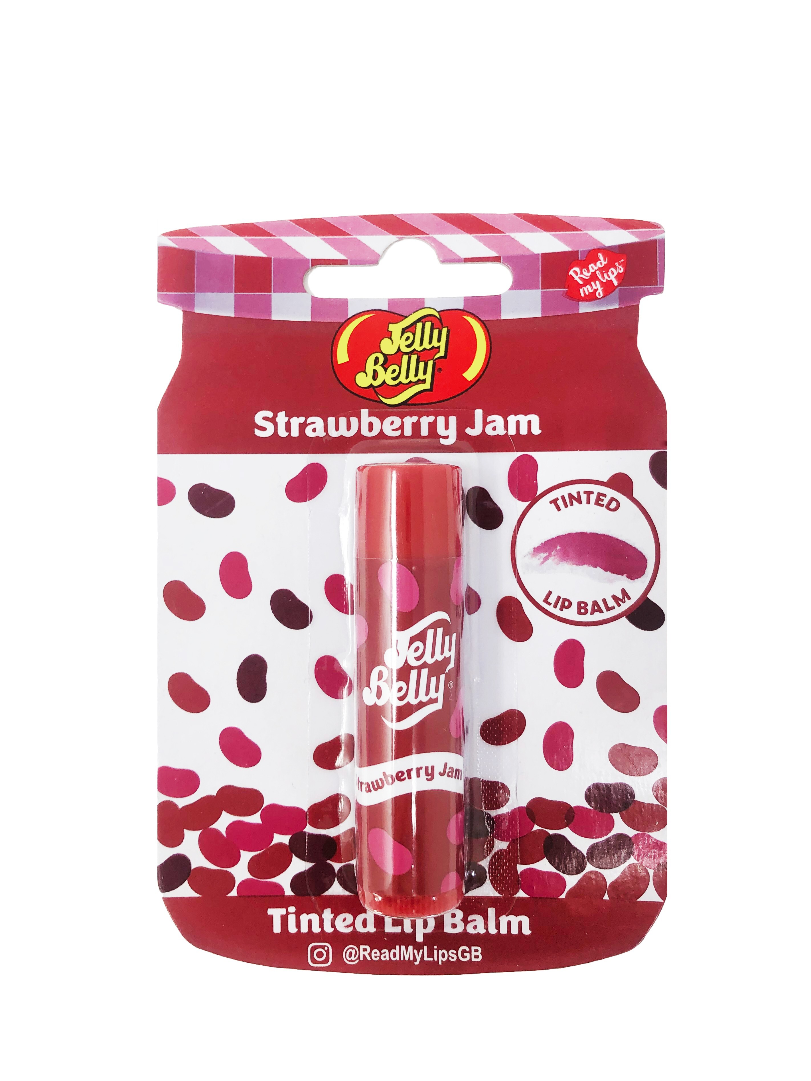 JELLY BELLY Бальзам-тинт для губ JELLY BELLY STRAWBERRY JAM 4 г ...