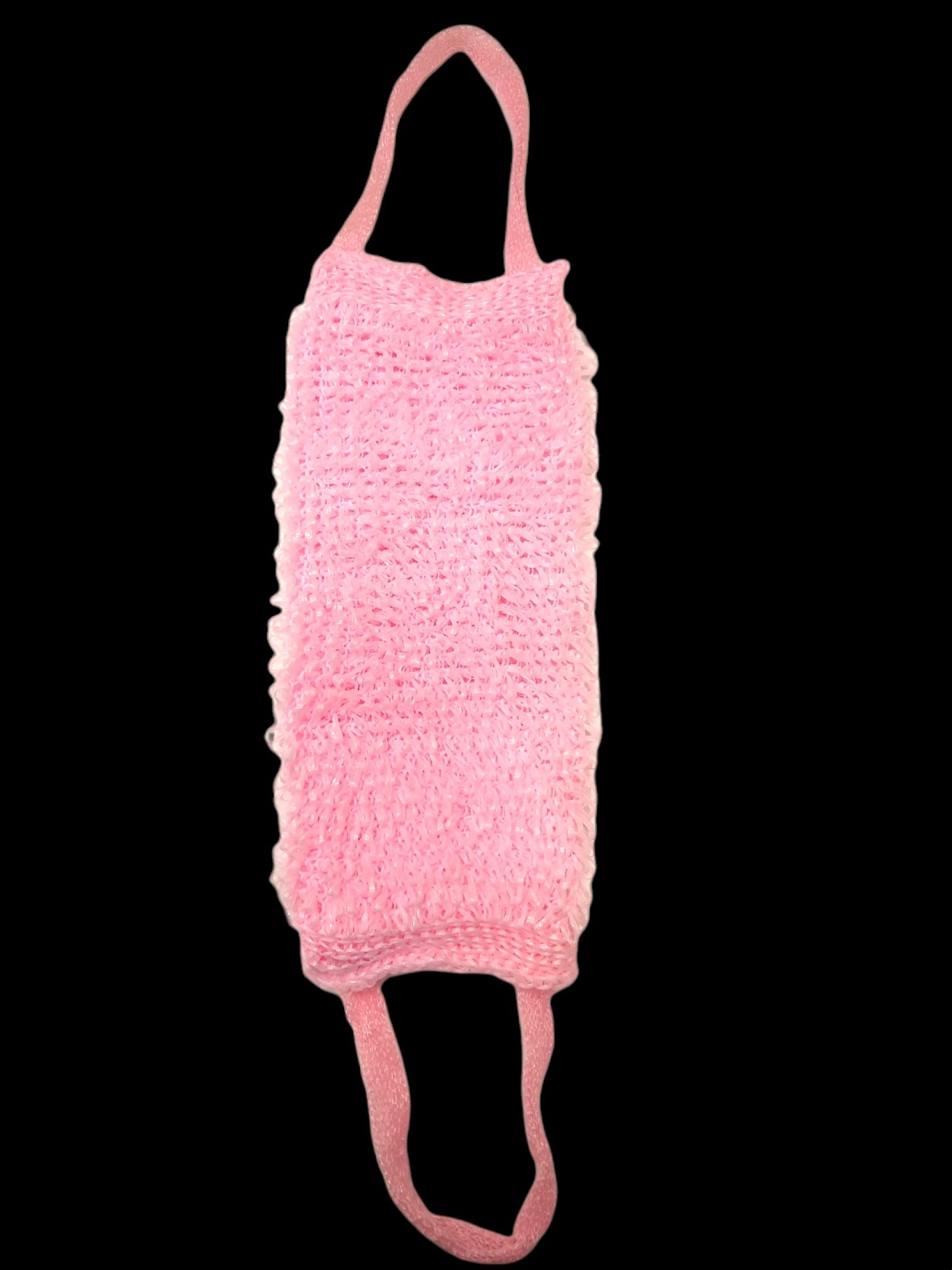 Мочалка для тела СИБИРСКАЯ светло-розовая, крепкая мочалка, жесткая ...