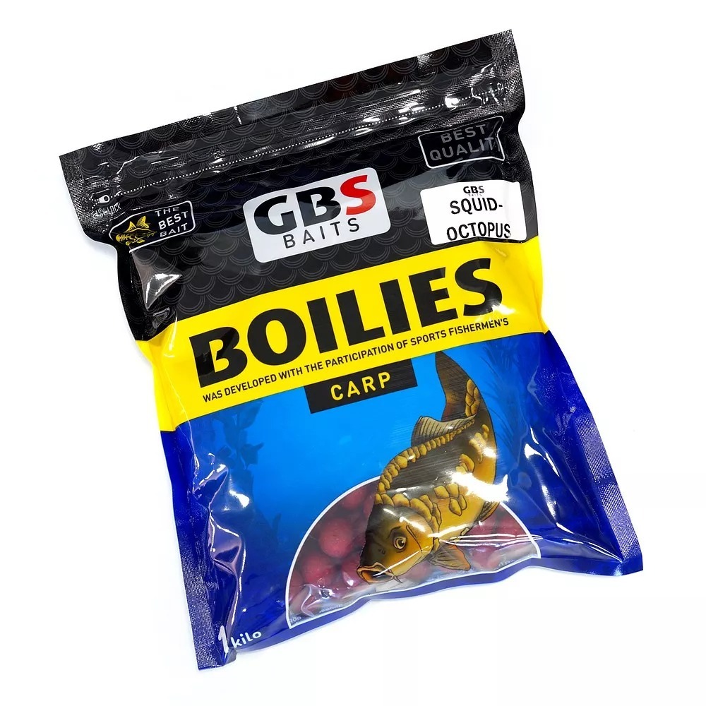 Характеристики Бойлы GBS Baits 20мм 1кг Octopus Осьминог, подробное ...