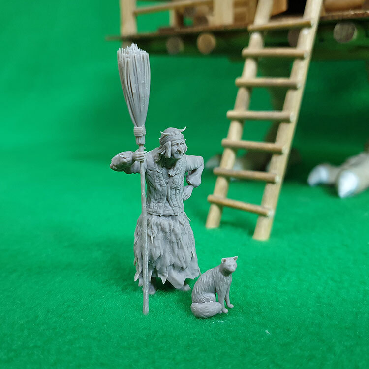 СВ Модель Набор "Баба Яга с метлой", 1/35, Сборная модель - купить с ...
