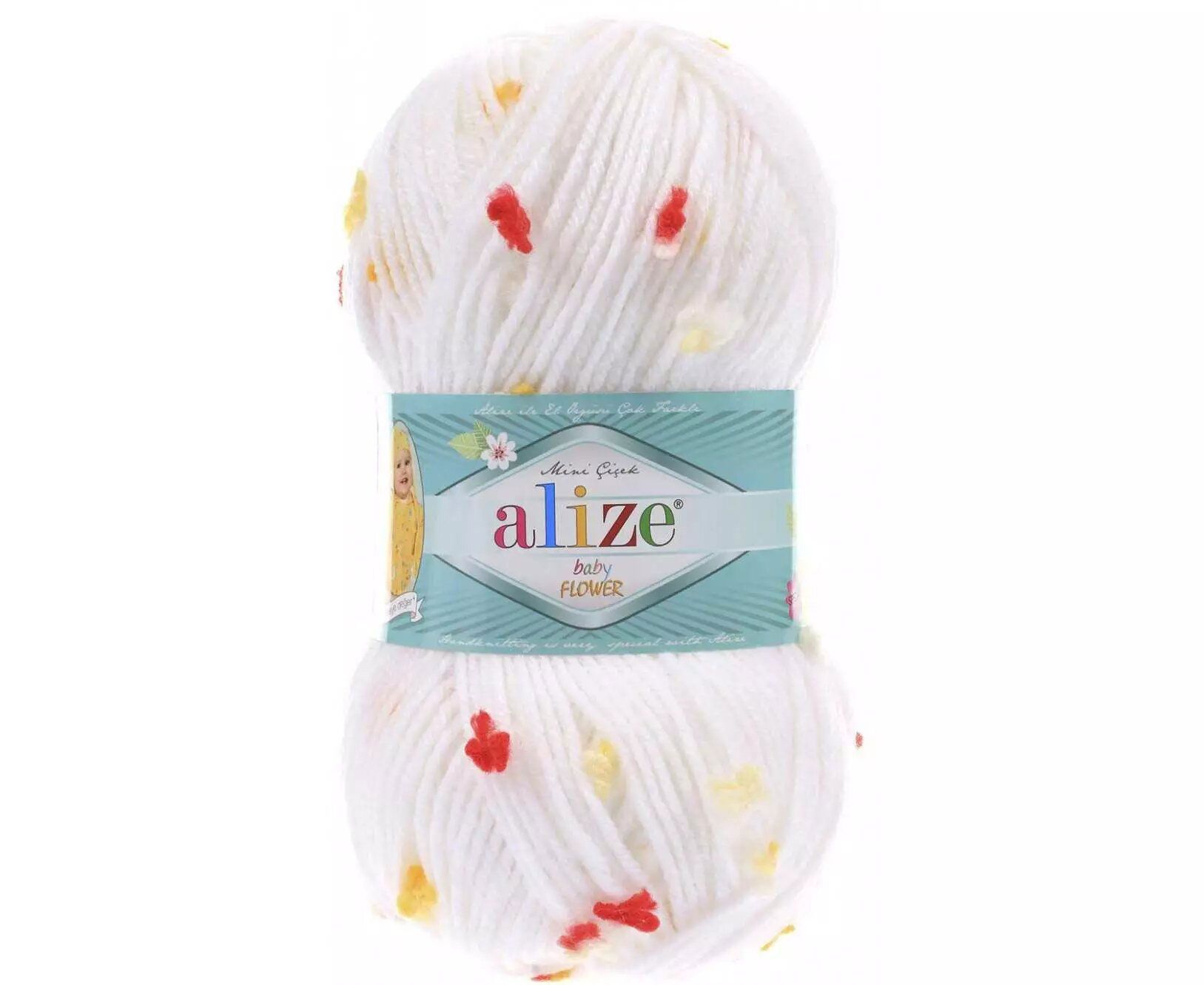 Пряжа Alize Baby Flower — купить пряжу в интернет-магазине OZON по ...