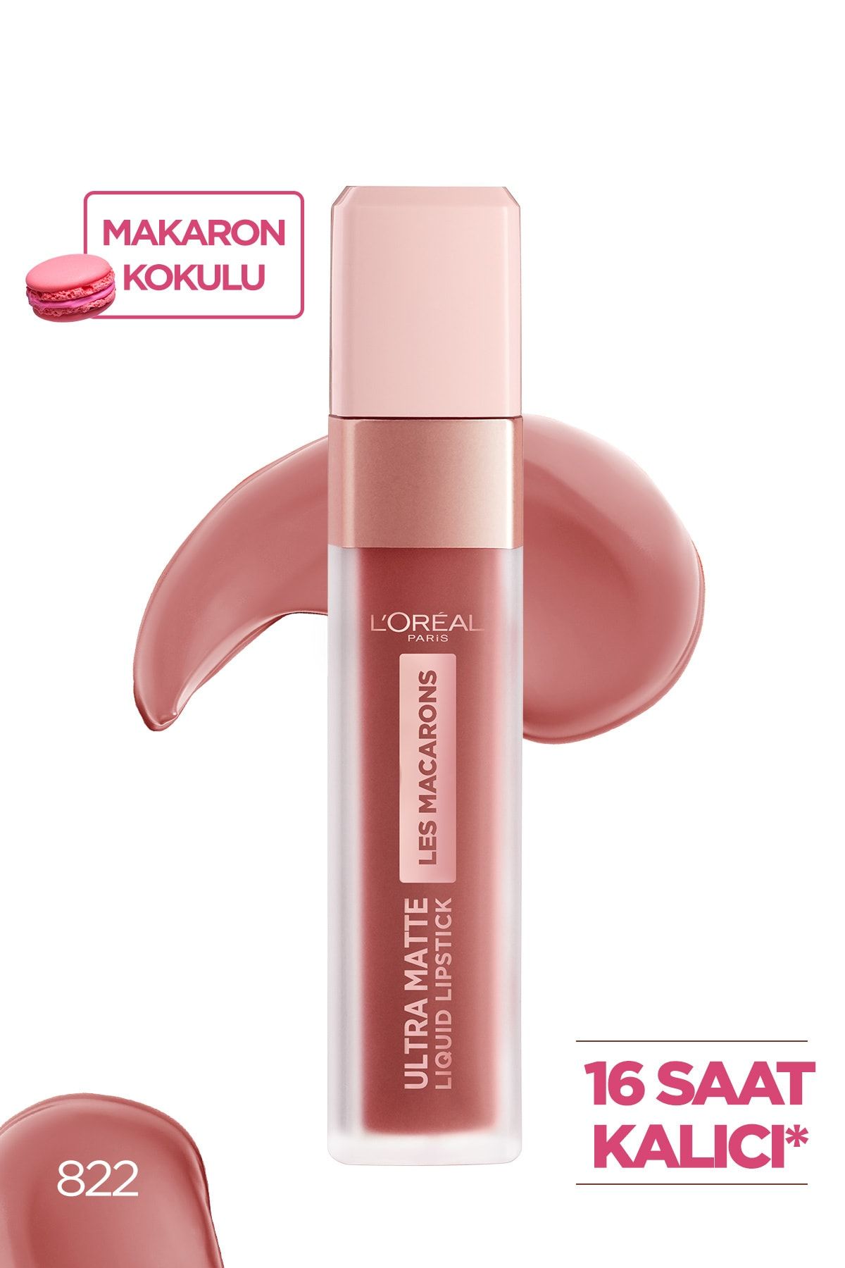 L Oreal Paris Les Macarons Ultra Matte Liquid Lipstick 822 Mon Caramel