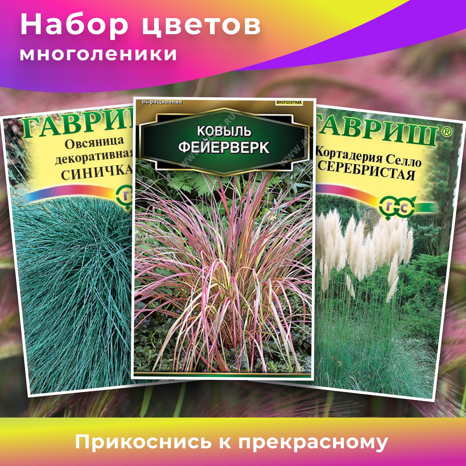 Злаки Декоративные Многолетние – купить в интернет-магазине OZON по ...