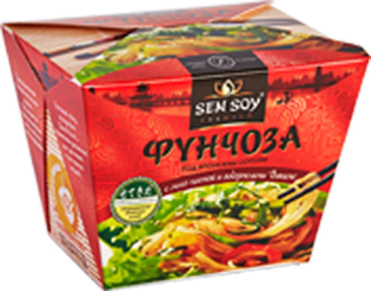 Макароны Sen Soy Фунчоза под Японским соусом, 125 г х 12 шт — купить в ...