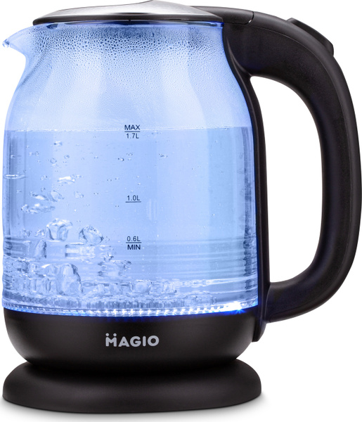 Купить электрический чайник Magio MG-983, Пластик/стекло по низкой цене: отзывы, фото ...