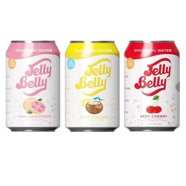 Газированные напитки Jelly Belly Без Сахара со вкусом Розовый Грейпфрут ...