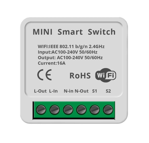 Умный модуль выключателя (реле) ROXIMO купить на OZON по низкой цене (263455225)