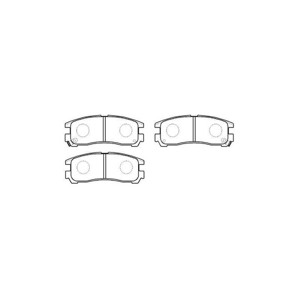 Колодки тормозные HSB HP5051 - купить по низким ценам в интернет ...