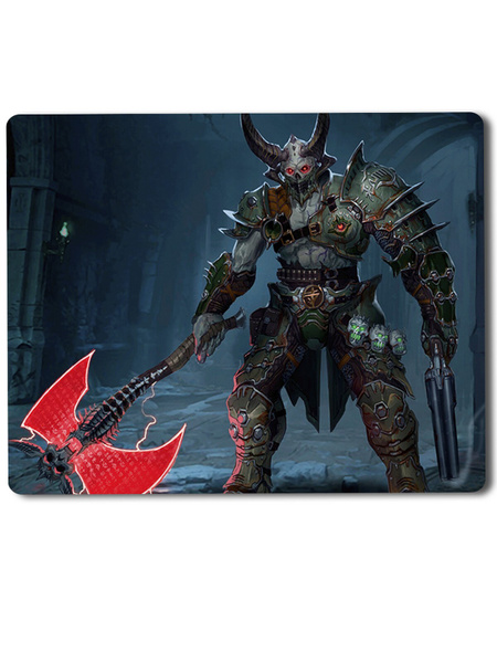 Геймерский коврик Doom (doom eternal, дум, игра, ад, демоны, культовое ...
