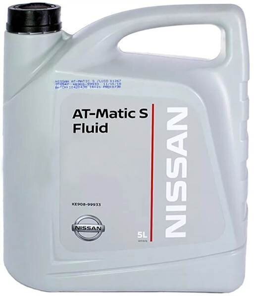 Трансмиссионное масло NISSAN ATF Matic-S KE90899933 5л. - купить по ...