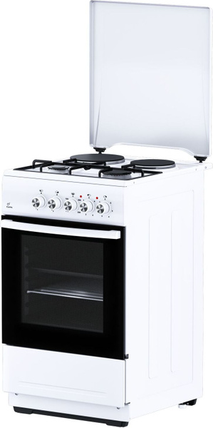 Комбинированная плита FLAMA L FK 2212 W, белый - купить по выгодной ...