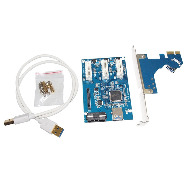Карта адаптера Pci-E 1X на Pci-E 1X, 1 видеокарта Drag 3 - купить с ...