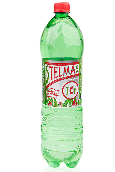 Вода питьевая Stelmas Zn Se / СТЭЛМАС газированная, ПЭТ (1,5л*6шт ...