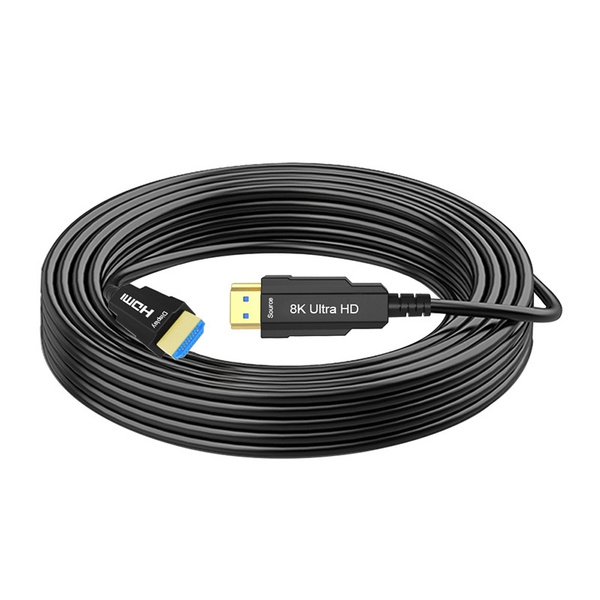 Оптоволоконный кабель HDMI 2.1, 20 м/65,6 фута, кабель HDMI 8K HD ...