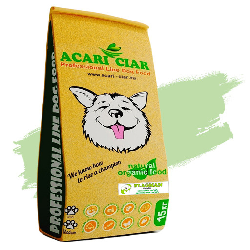 Acari Ciar FLAGMAN Holistic 2,5 кг мини (телятина/рыба) - купить с ...