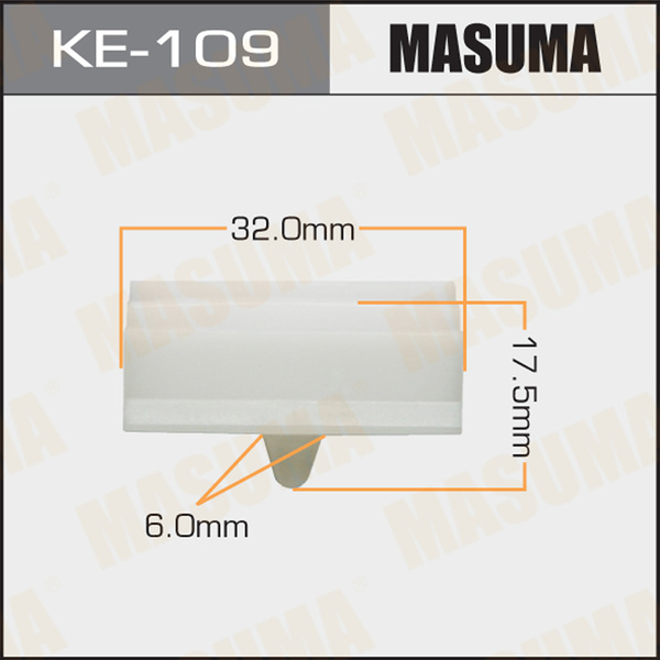 Клипса MASUMA KE-109 - Masuma арт. KE109 - купить по выгодной цене в интернет-магазине OZON ...