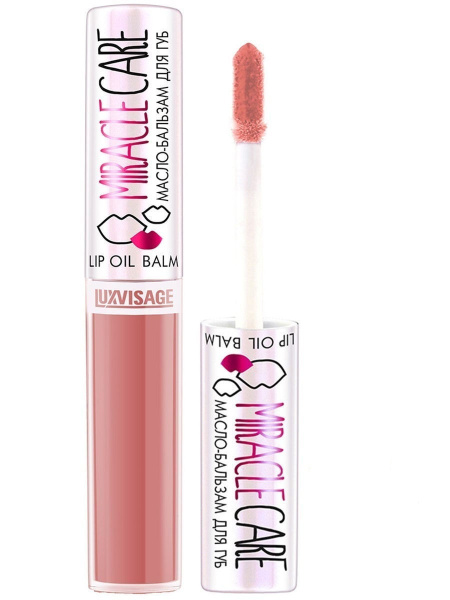 LUXVISAGE Масло бальзам для губ MIRACLE CARE тон 104 ROSE BEIGE ...