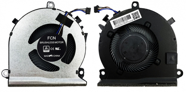 Вентилятор (кулер) для ноутбука HP Gaming 15-ec, 15-ec0013dx, 4 pins ...