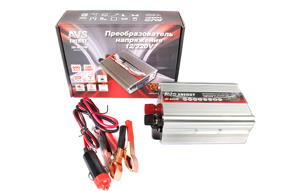 Преобразователь напряжения AVS 12-220B 600W купить по выгодной цене в интернет-магазине OZON ...
