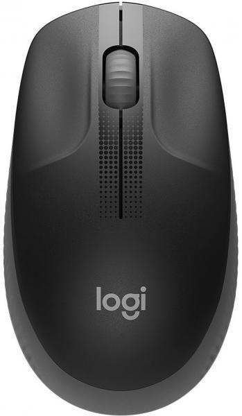 Мышь беспроводная Logitech беспроводная M190 чёрный USB + радиоканал ...