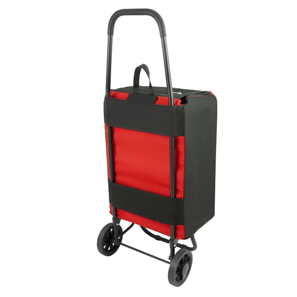 Сумка-тележка Исток Попутчица красная/чёрная СТП13 купить по выгодной ...