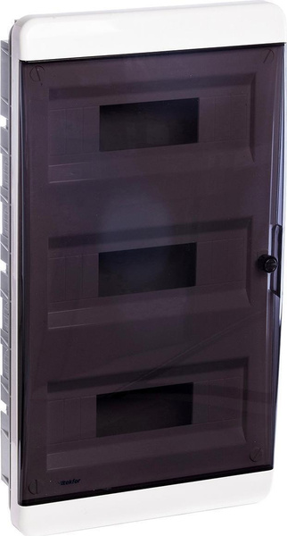 Щит встраиваемый Tekfor BVK 40-36-1 36 модулей прозрачная черная дверца IP41 - купить по ...