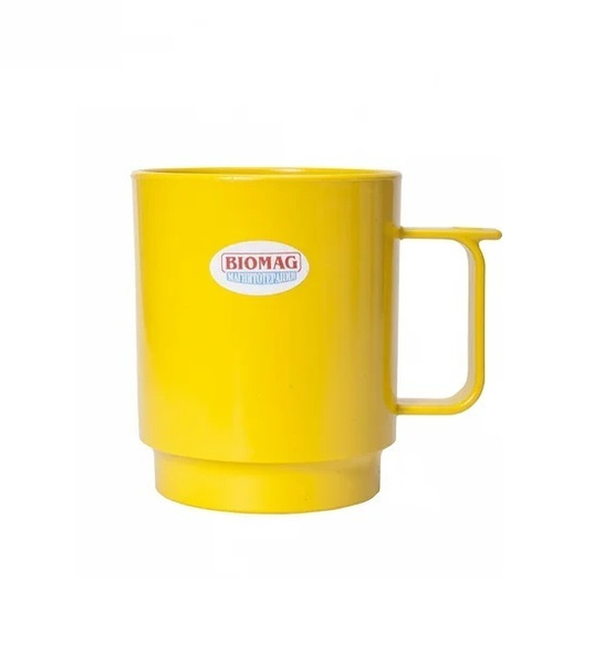 Кружка магнитная - Источник здоровья (Магнитотерапия), 300 мл желтая ...