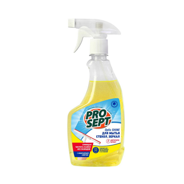 Prosept Средство для стекол и зеркал Optic Shine С антистатическим эффектом, 0,5 л - купить с ...