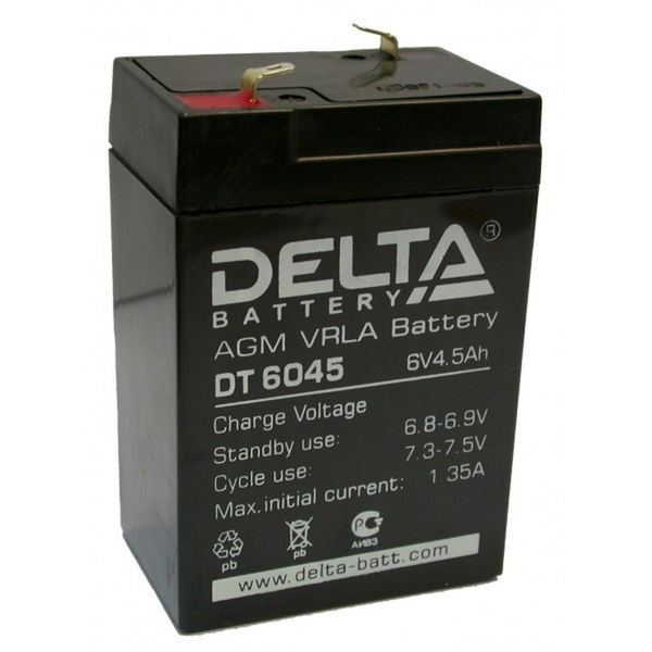 Батарея для ИБП Delta Battery DT 6045 купить c доставкой на OZON по ...