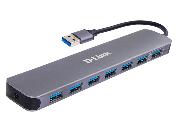 USB-хаб D-Link DUB-1370/B2A, 7 портов USB 3.0 купить на OZON по низкой ...