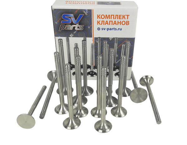 Клапан впуск, выпуск 2112 комплект 16 шт. SV-PARTS - SV parts арт. SV12100701016 - купить по ...