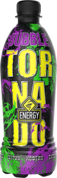Энергетический напиток Tornado Energy BUBBLE, 473 мл - купить с доставкой по выгодным ценам в ...