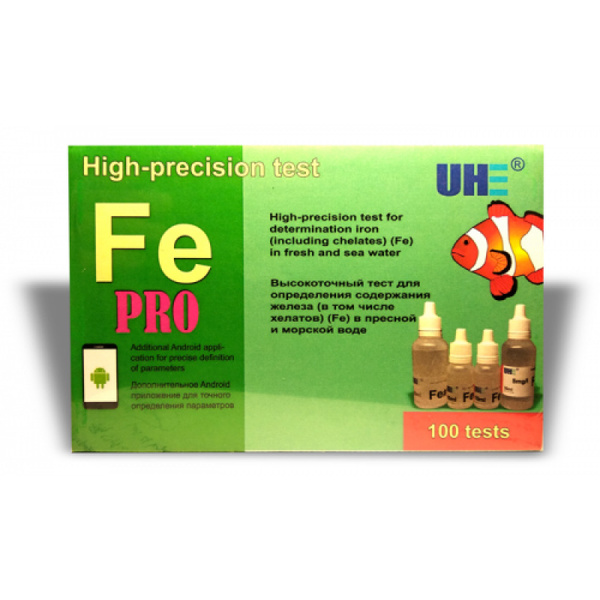 UHE Fe PRO test - тест для определения концентрации железа в воде ...