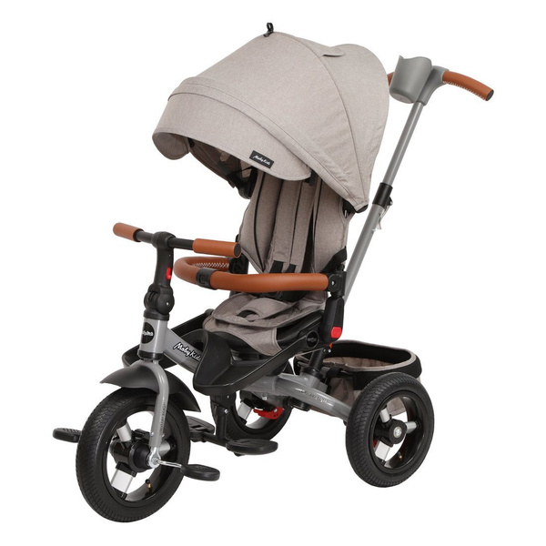 Велосипед трехколесный детский с ручкой Moby Kids Leader 360, колеса 12 ...