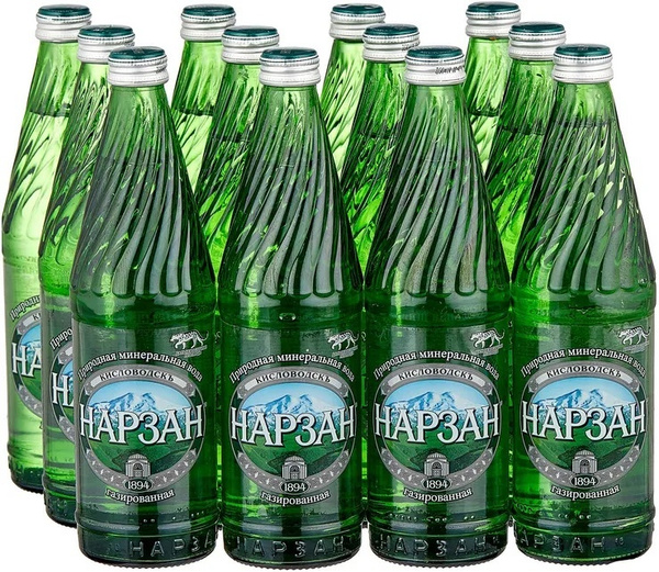 Нарзан Вода Минеральная Газированная 500мл. 12шт купить на OZON по ...