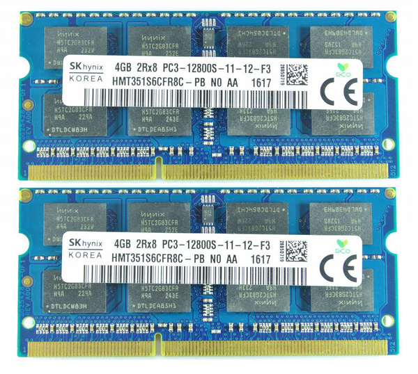 Модуль оперативной памяти Hynix 4Gb PC3-12800S 1600MHz 2x4 ГБ (HMT351S6CFR8C-PB) - купить по ...