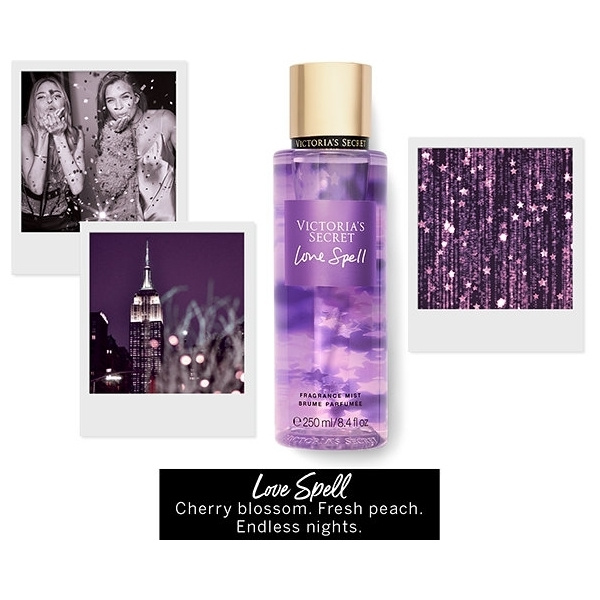 Victoria's Secret спрей для тела Love Spell Fragrance Body Mist, 250ml купить на OZON по низкой ...