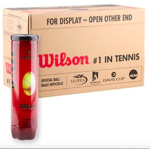 Коробка теннисных мячей Wilson Team Practice 72 мяча WRT111900 - купить ...